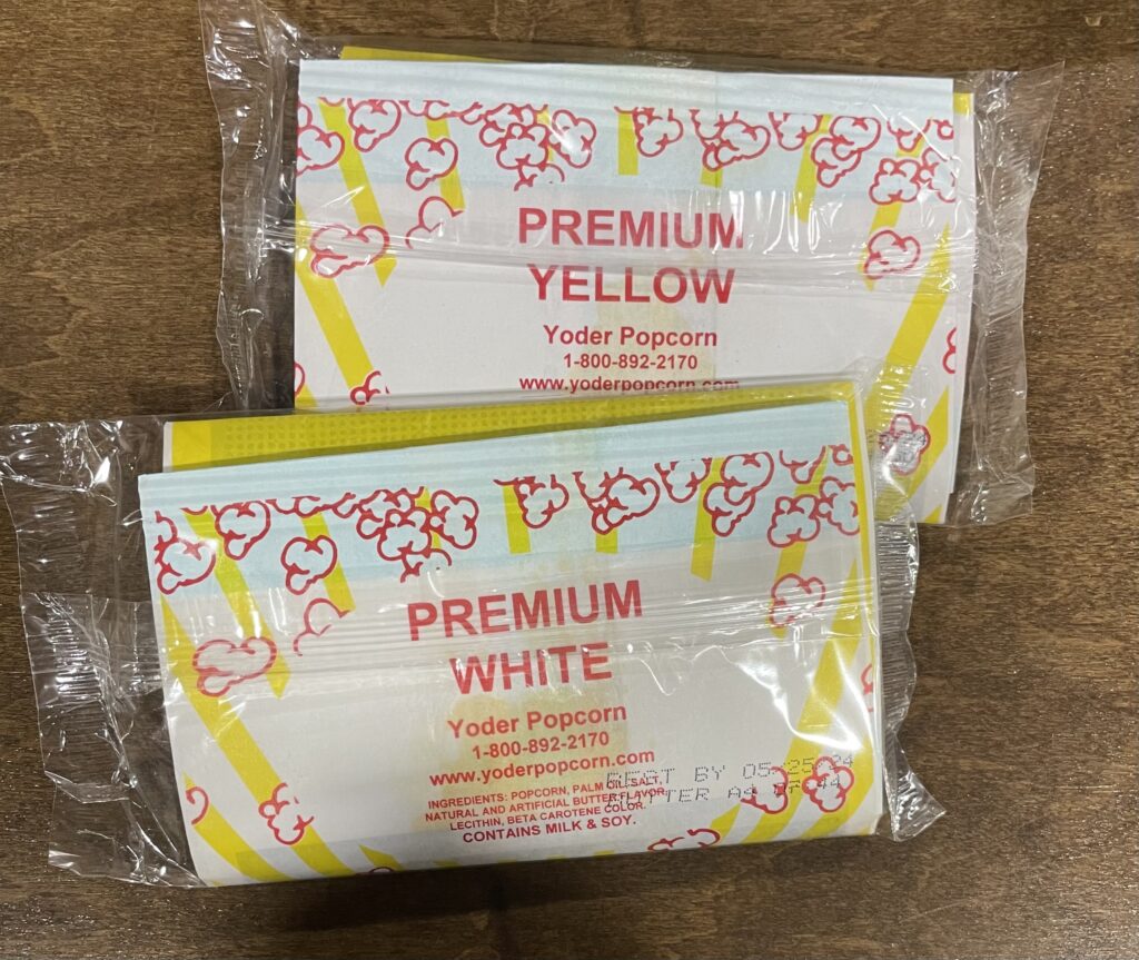 Premium Yellow & White Microwave Popcorn - Yoder Popcorn